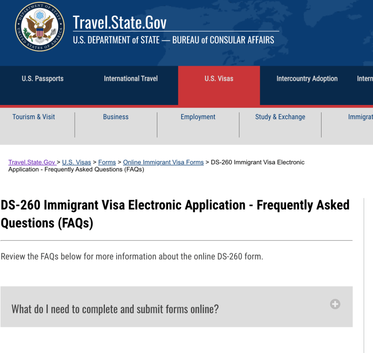 Tìm hiểu về đơn DS-260 xin visa định cư Mỹ năm 2023 - Tư vấn định cư RVS